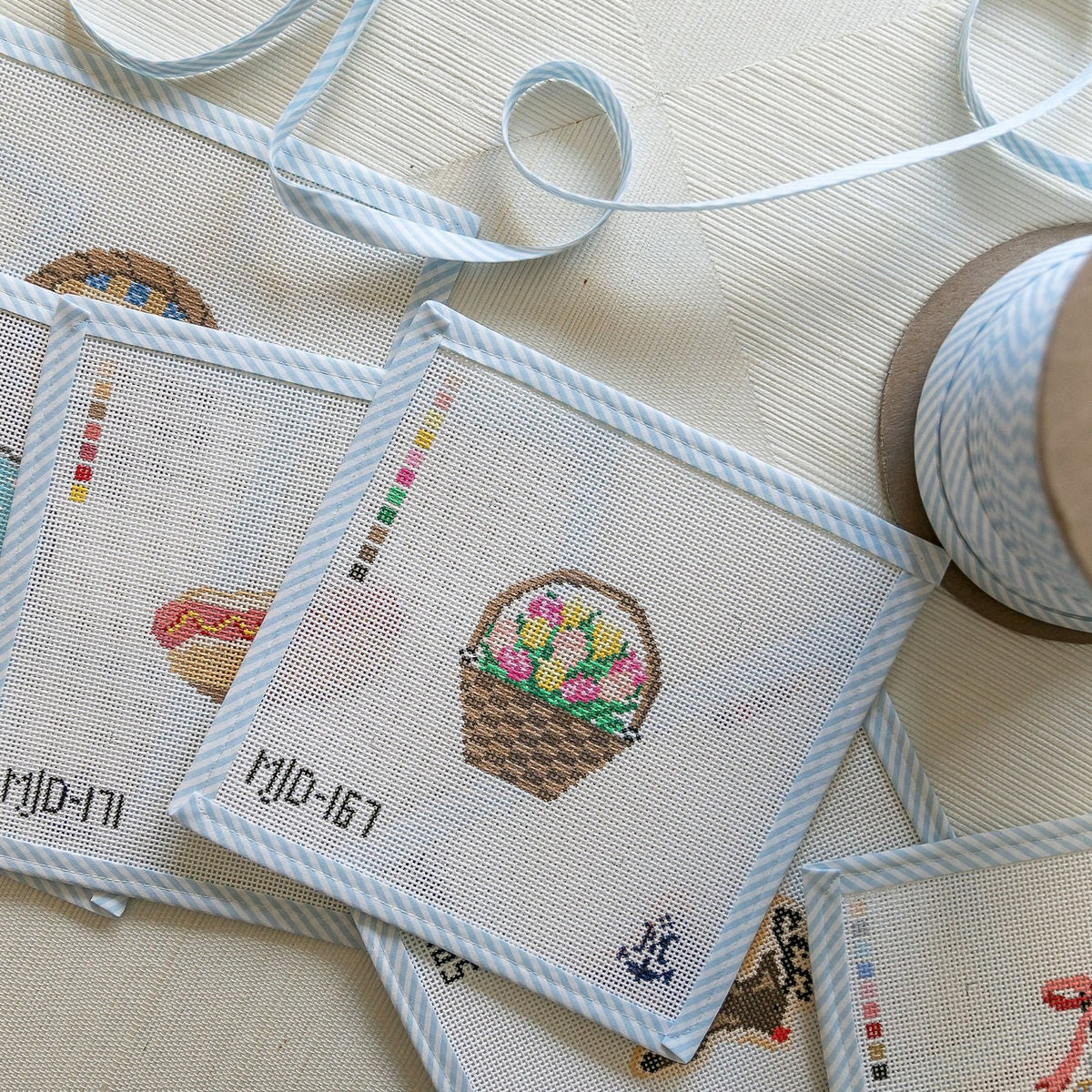 GN x MJD Flower Basket – Greystone Needlepoint