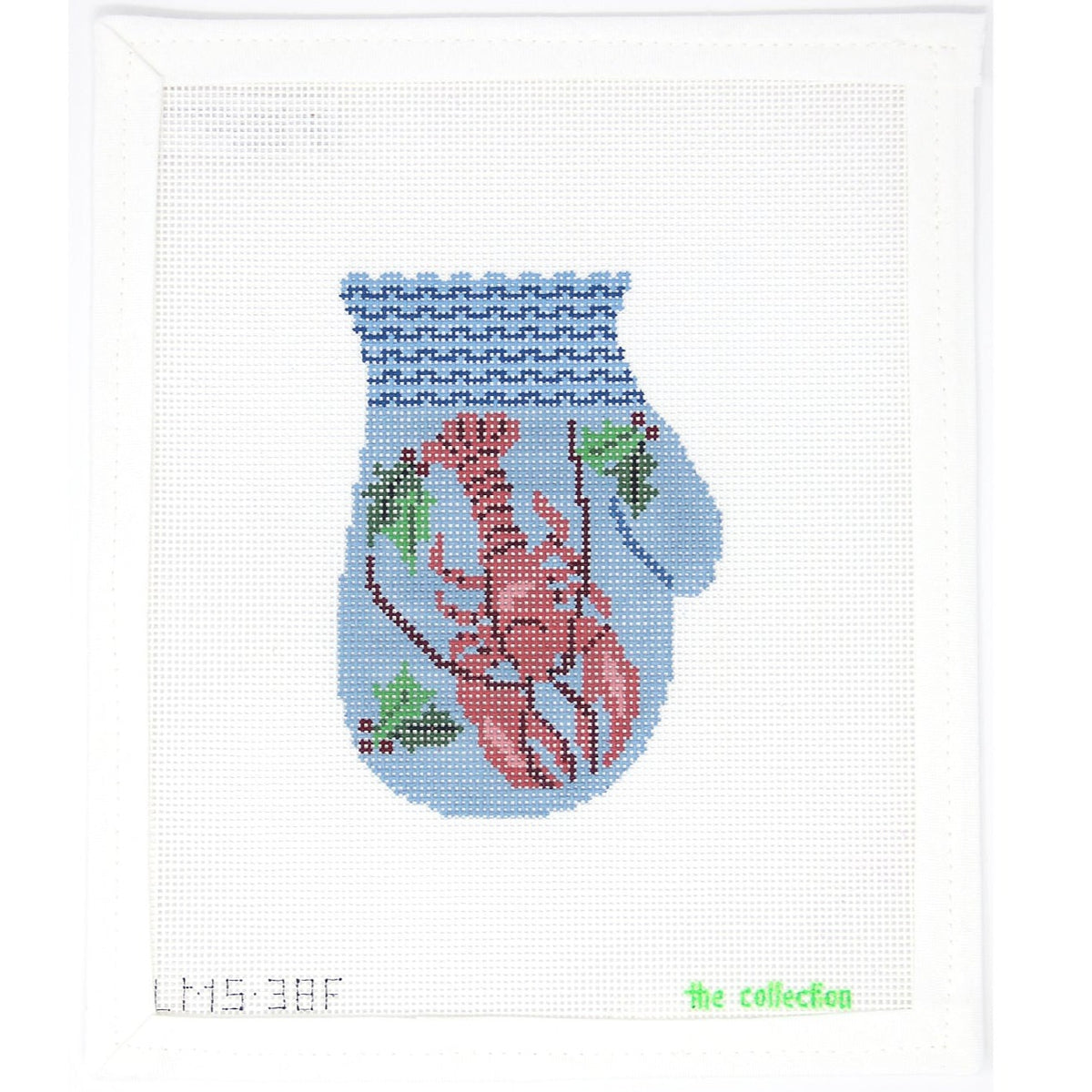 Mitten Lobster Ornament – Greystone Needlepoint