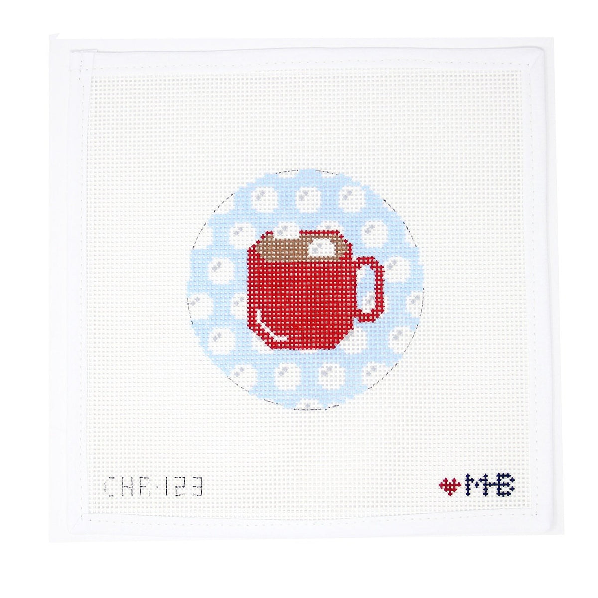 Hot Cocoa Round – Greystone Needlepoint