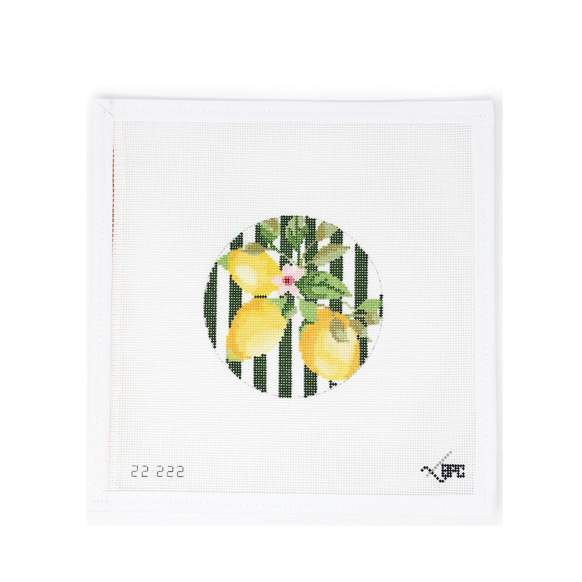 Lemon Round – Greystone Needlepoint