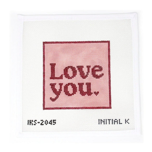Initial K Studio – Greystone Needlepoint