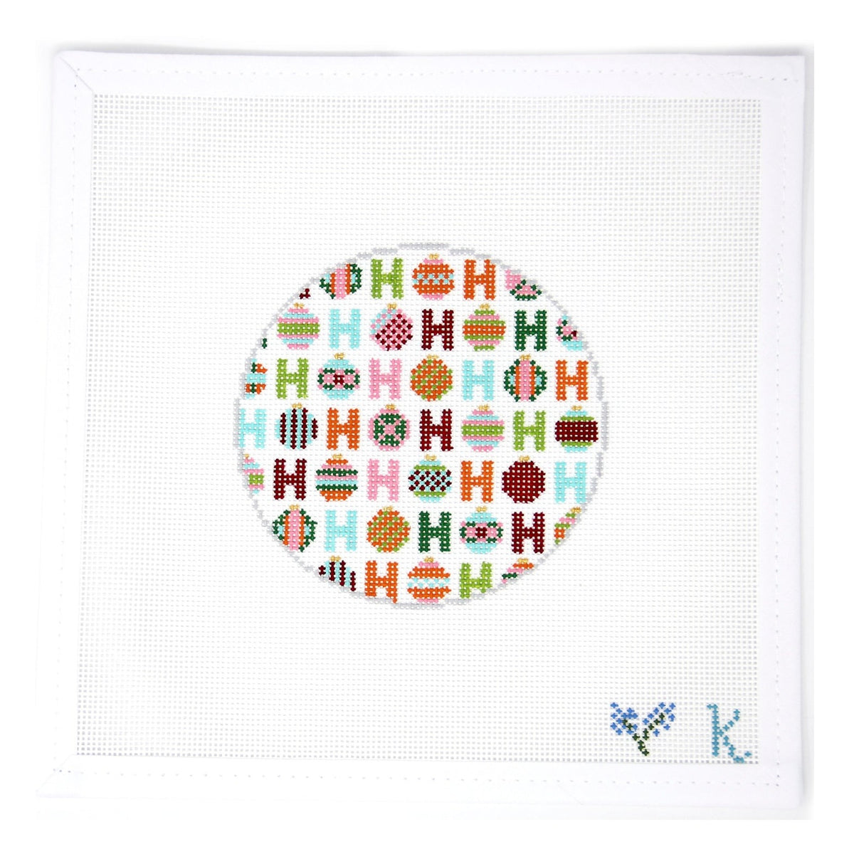 Ho Ho Ho Round – Greystone Needlepoint