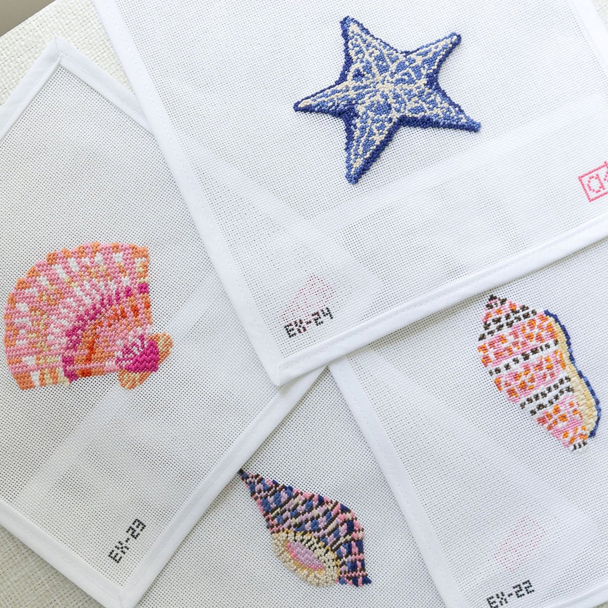 Magenta Scallop Shell - Exclusive – Greystone Needlepoint