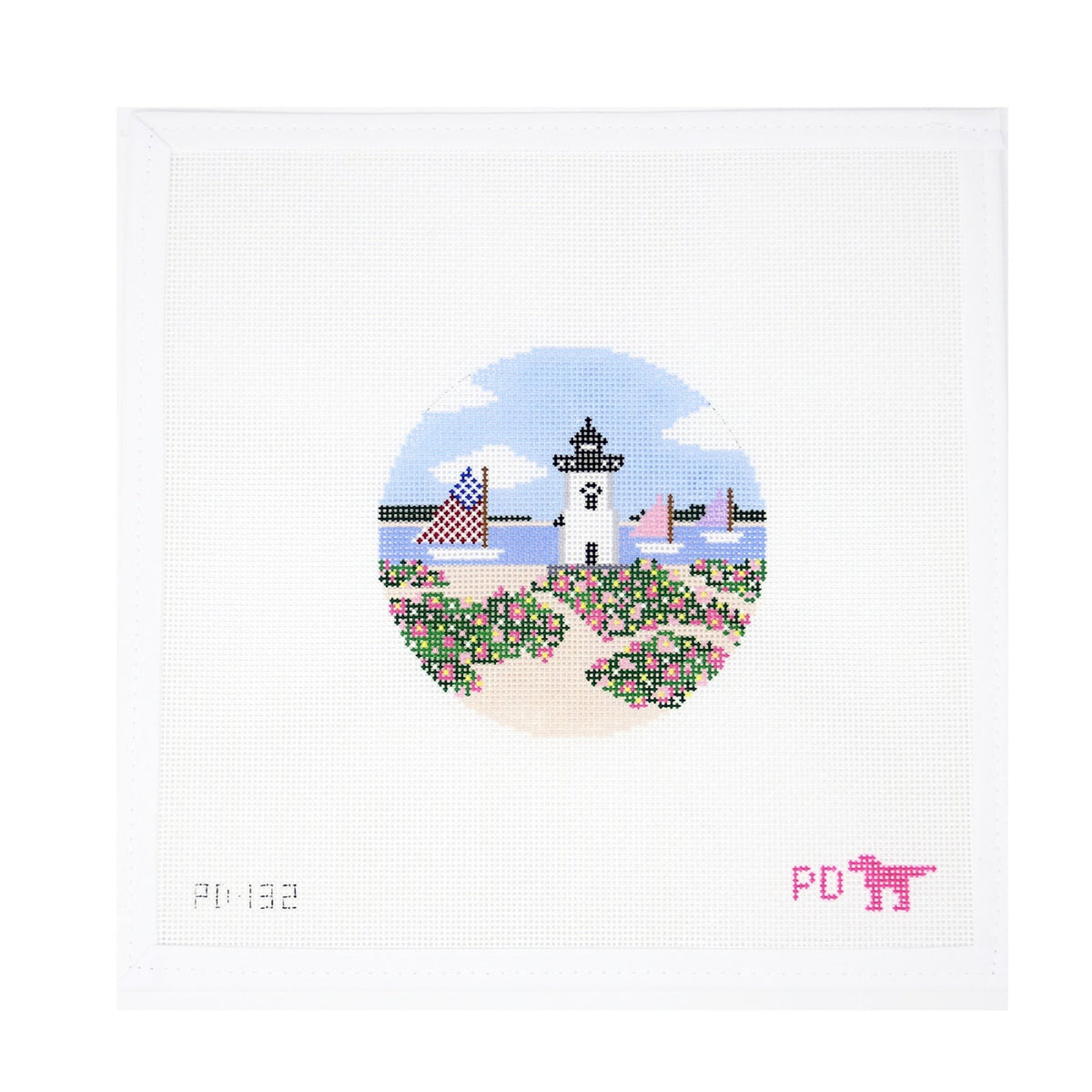 Edgartown Lighthouse – Greystone Needlepoint