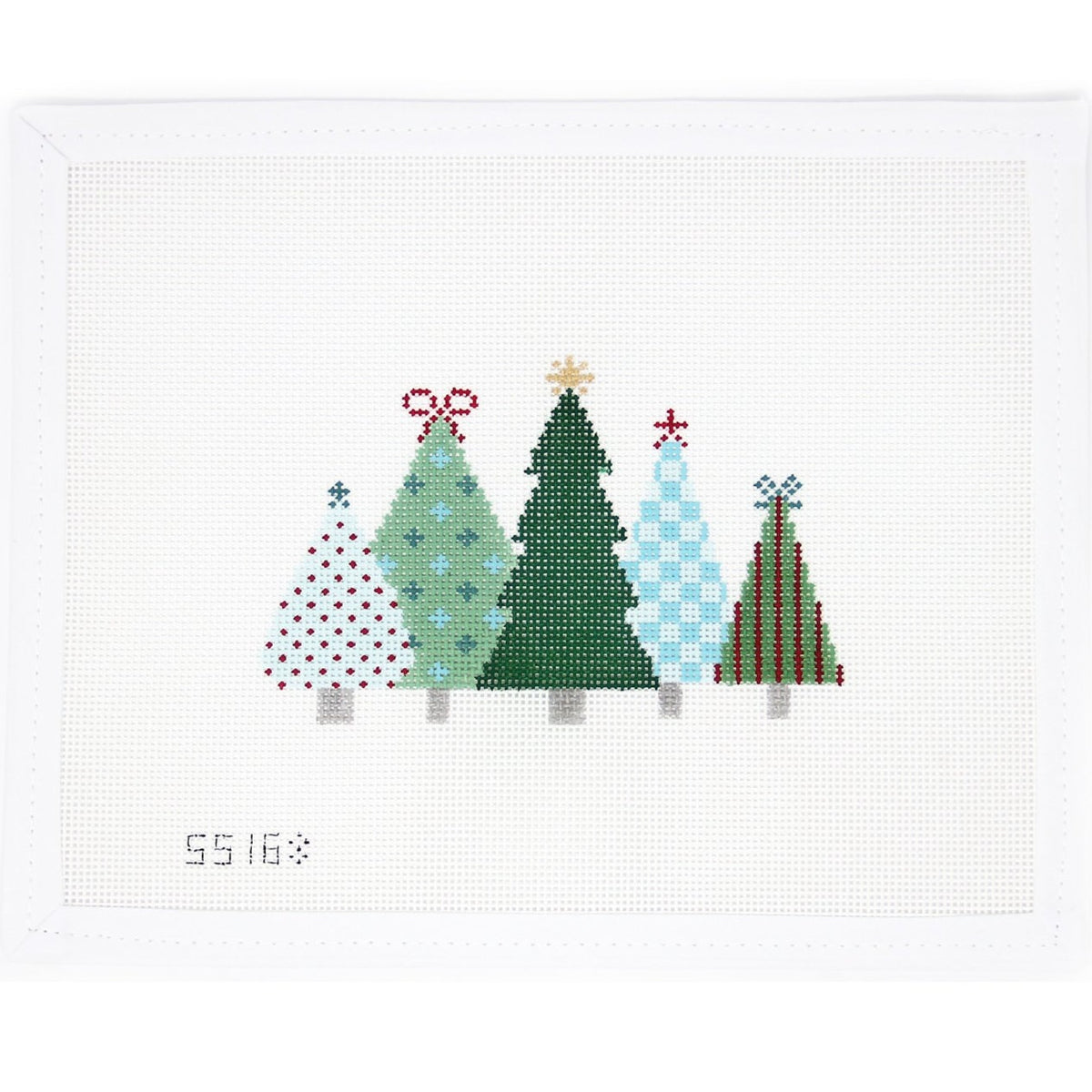Green Line of Trees – Greystone Needlepoint