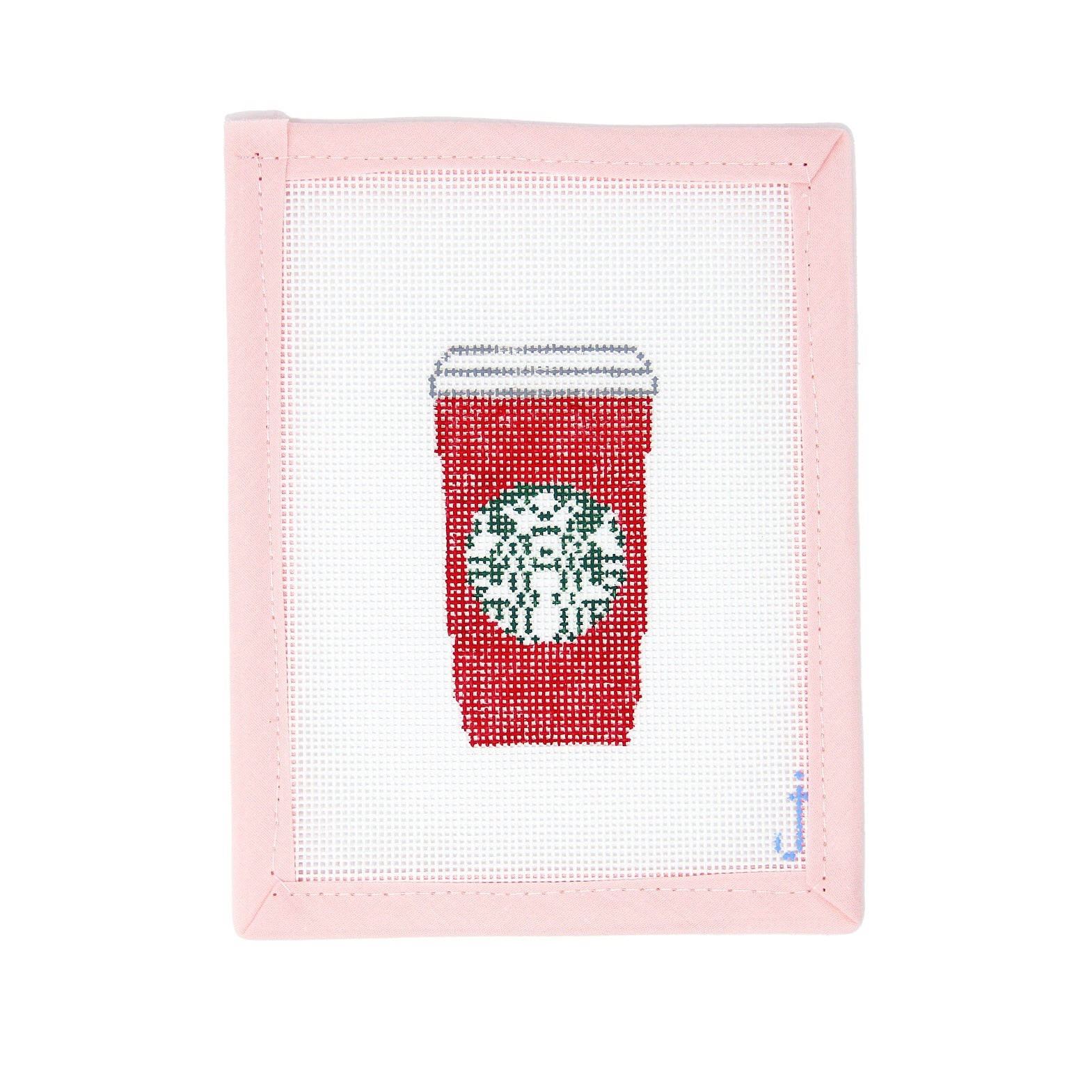 Mini Red Coffee Cup – Greystone Needlepoint