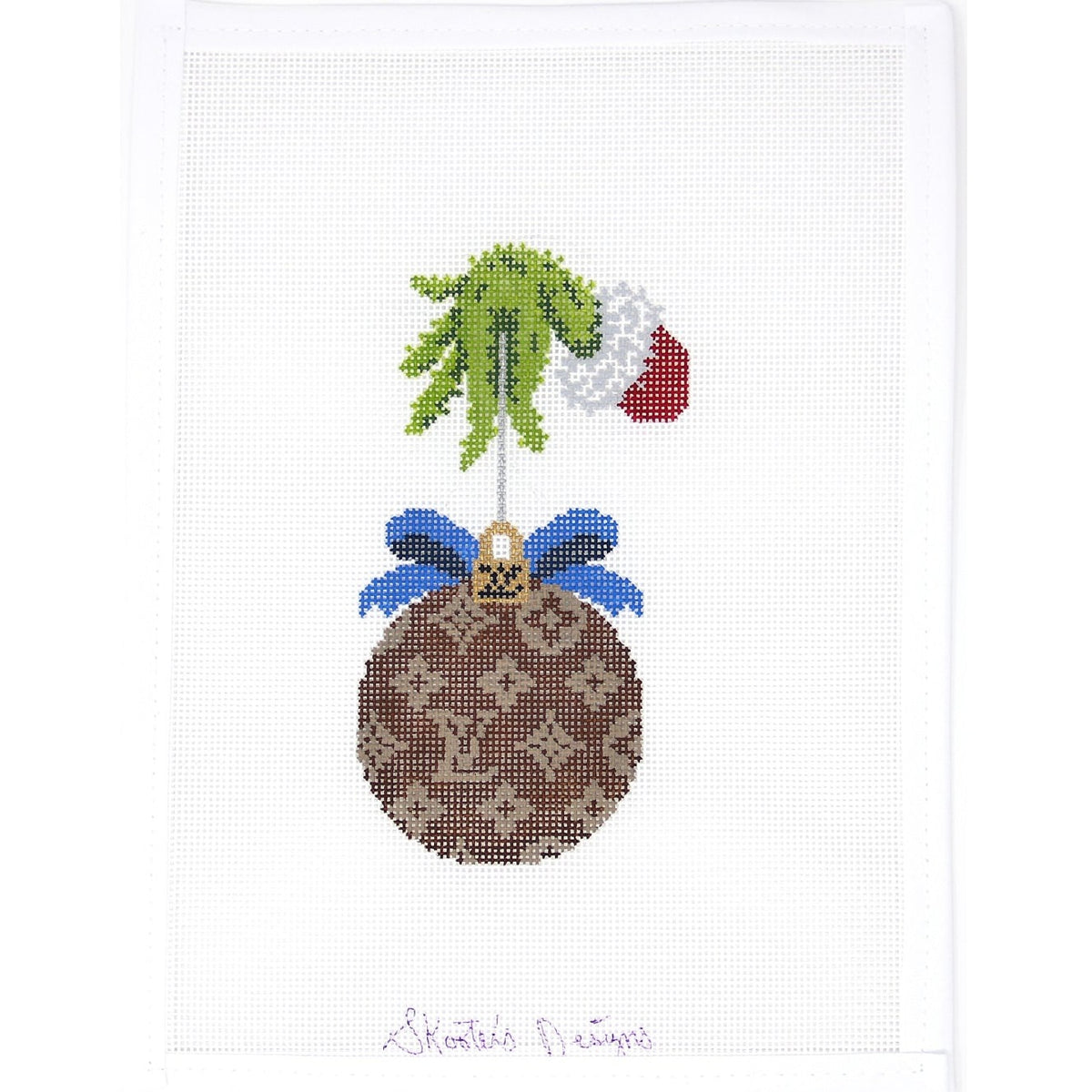 Louis Vuitton Grinch Ornament – Greystone Needlepoint