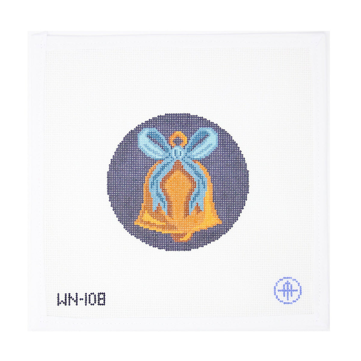 Vintage Velvet Bow Bell Round – Greystone Needlepoint