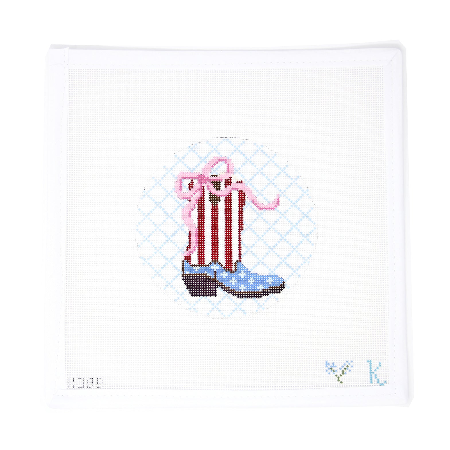 Boot & Bow - Patriotic – Greystone Needlepoint
