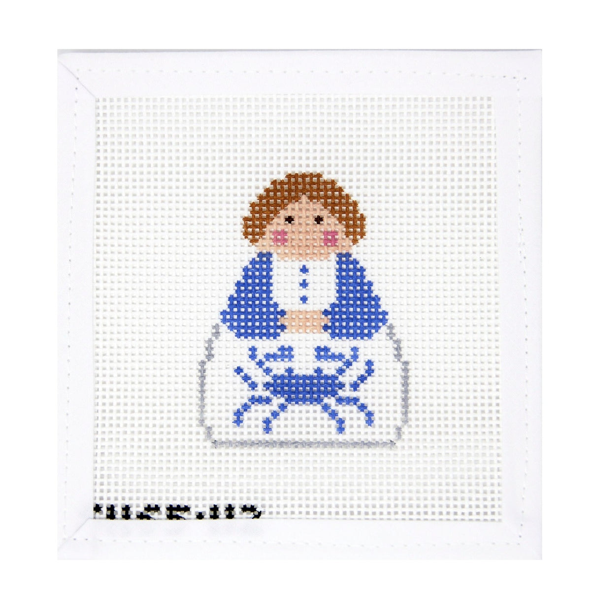 Georgette's Angels Angel With Crab – Greystone Needlepoint
