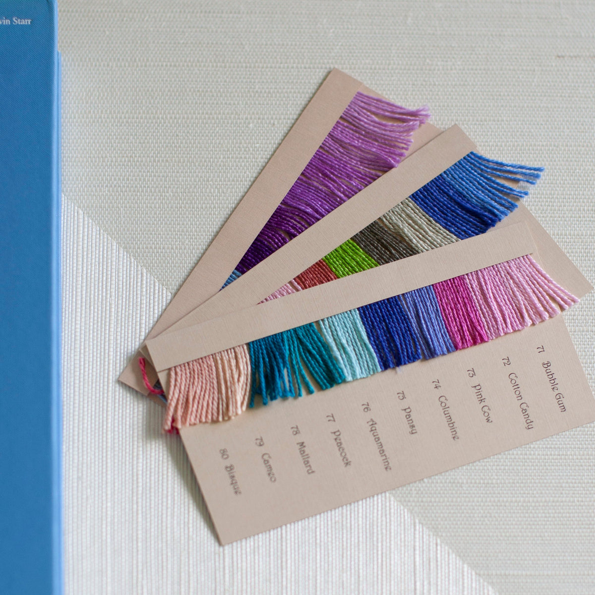 Silk and Ivory Color Card – Greystone Needlepoint