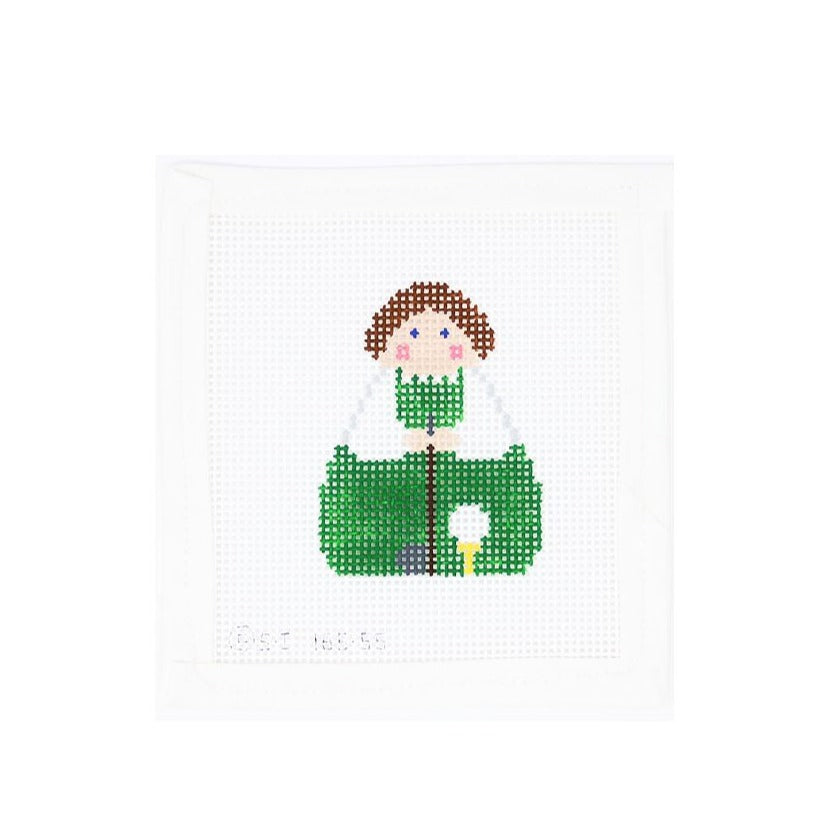 Georgette's Angels Golf Angel – Greystone Needlepoint